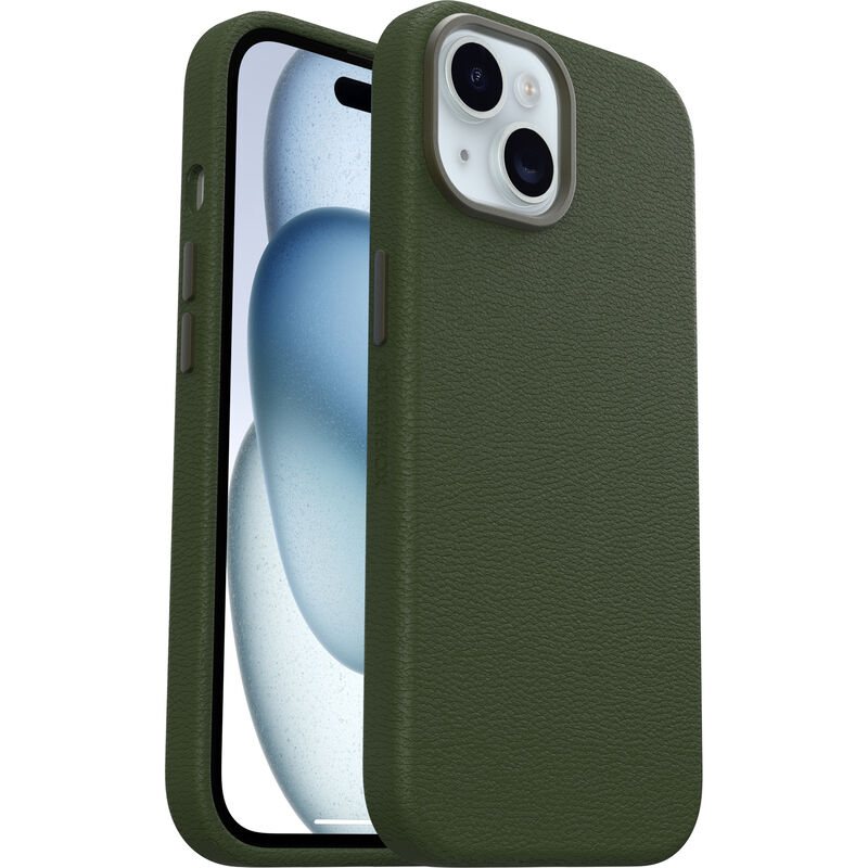 iPhone 15 Hoesje | Symmetry Series Cactus Leather voor MagSafe | OtterBox